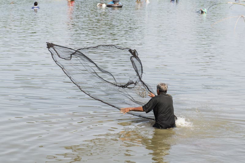 Fisherman and Fishing Net Baskets,Cascais,Portugal Editorial Stock ...