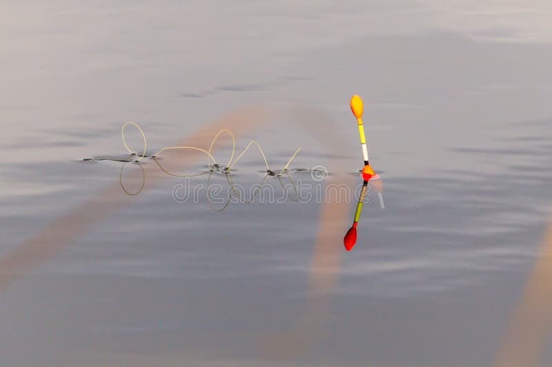 Fisherman Float on the Surface of the Water Stock Photo - Image of ...