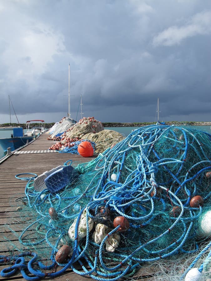 Fisherman nets stock image. Image of boat, jetty, galante - 18371293