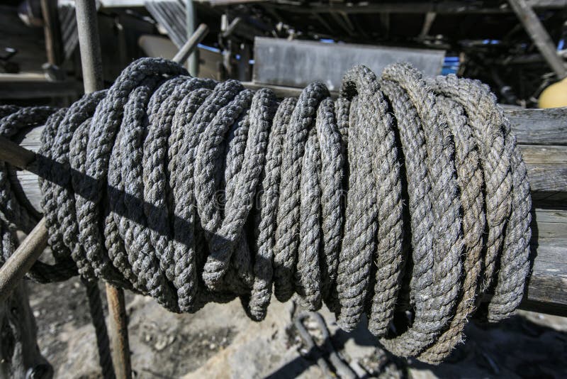 Fisherman s Rope stock image. Image of livelihood, dock - 19332881