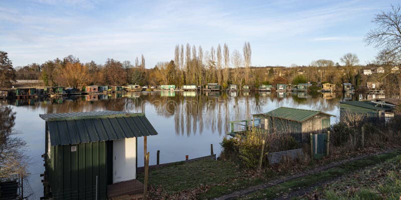 Fisherman`s Hut by the Water Stock Image - Image of fishermans ...