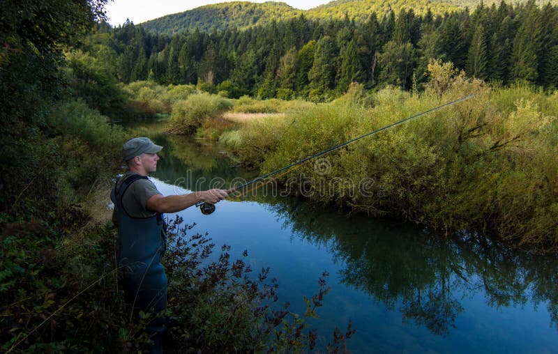 Fisherman stock photo. Image of fishing, recreational - 59191270