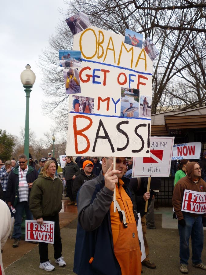 Fishing Protest At The US Capital Editorial Image - Image of rules ...