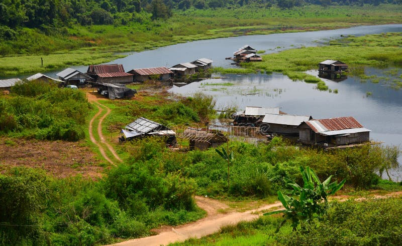 Fisherman village stock photo. Image of natural, green - 70974464