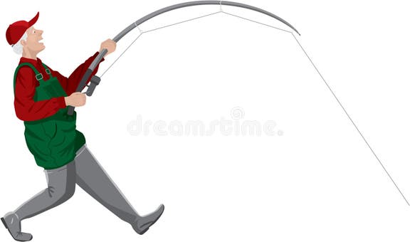Old Man Fishing Stock Illustrations – 1,190 Old Man Fishing Stock ...