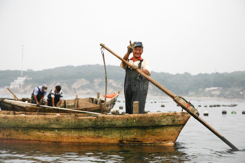 Fisherman at work editorial photo. Image of ocean, fish - 56609816