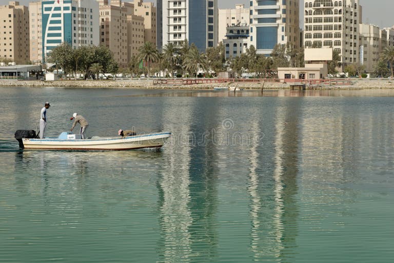 Fishermen in Bahrain stock photo. Image of fish, bahrain - 5013896