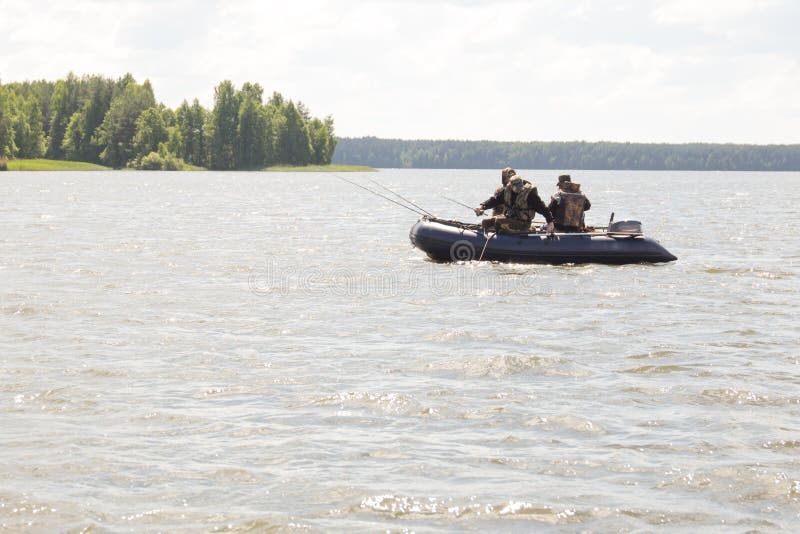 Fishermen Catch Fish from a Boat Editorial Image - Image of action ...