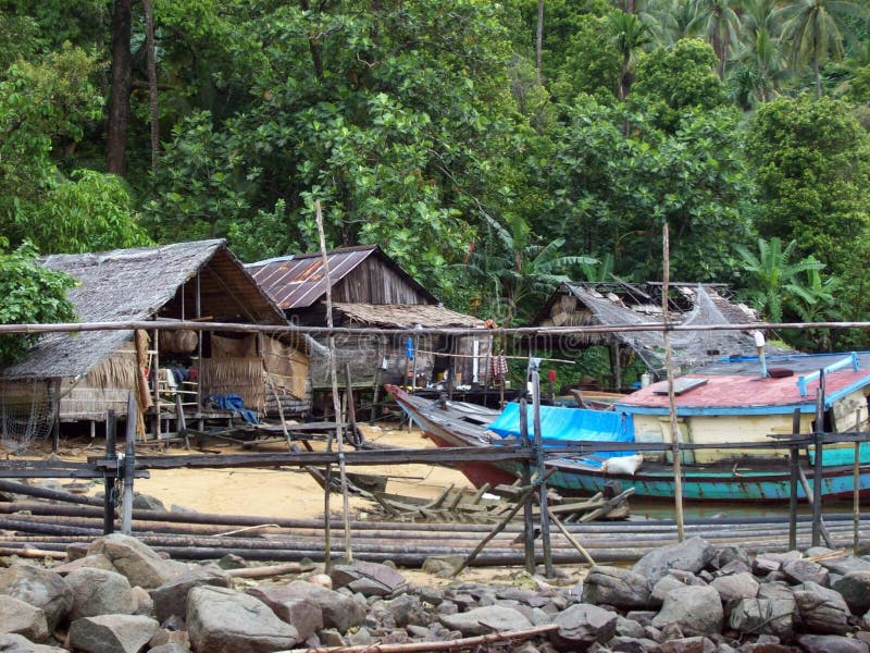 Fishermen& X27;s Settlements in Coastal Areas. Stock Photo - Image of ...