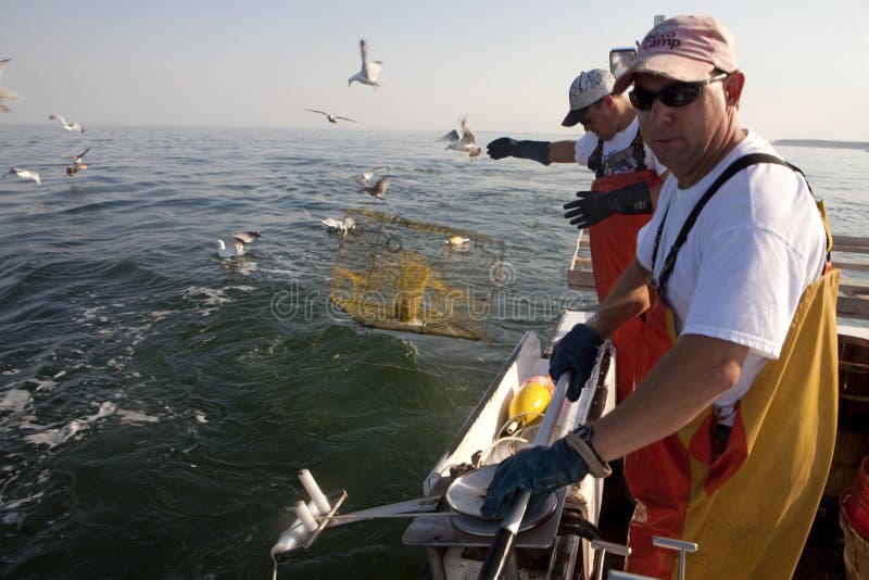 Fishermen at sea editorial image. Image of fishing, ocean - 42971155