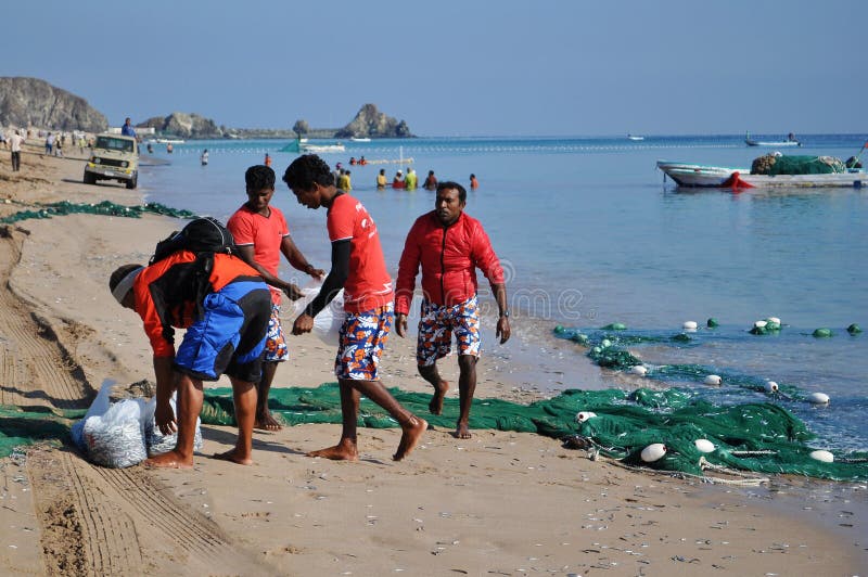 Fishermens Have a Good Morning Catch Editorial Stock Image - Image of ...
