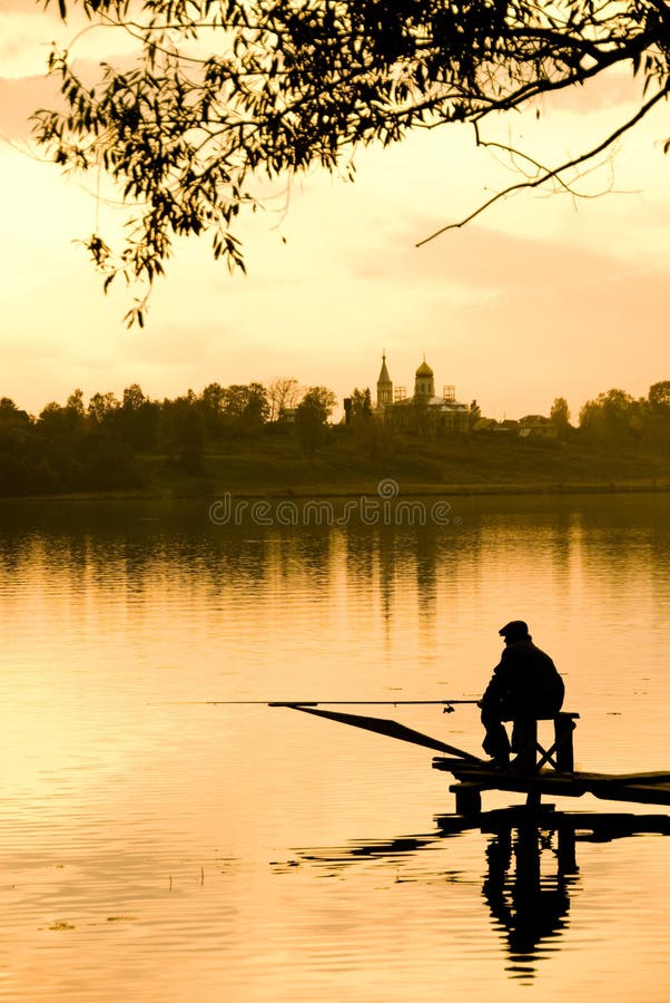 Man on river stock photo. Image of religion, dream, nature - 306012