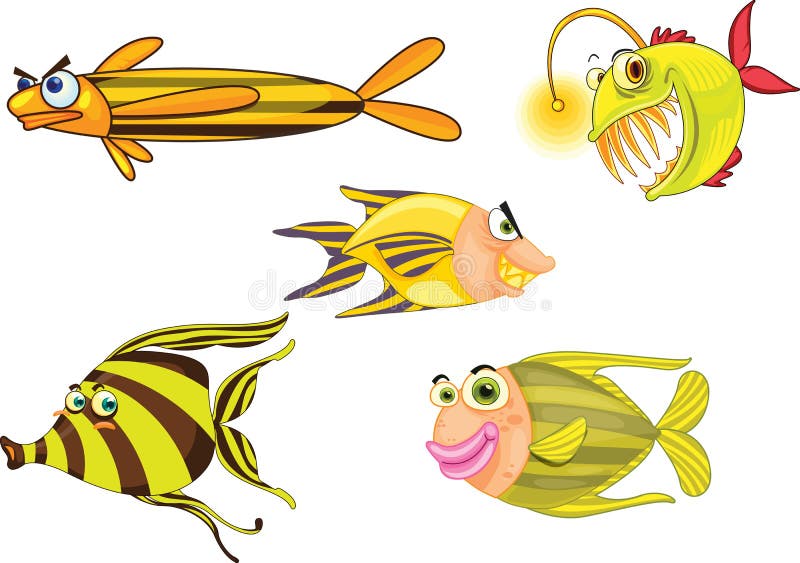 Fishes stock vector. Illustration of marine, object, fishes - 11550931