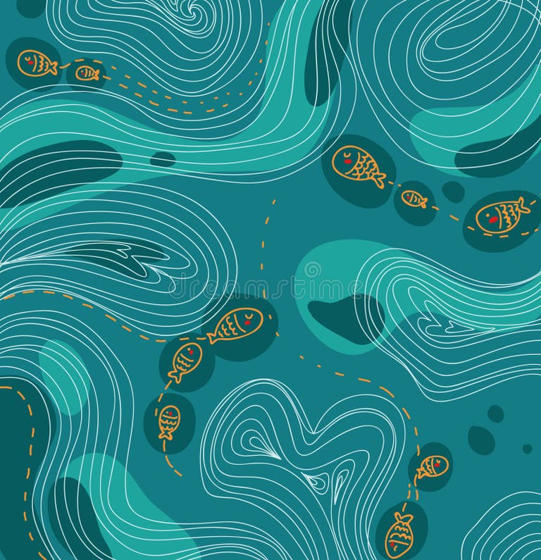 Graphic Cartoon Fishes Seamless Pattern Stock Illustrations – 2,959 Graphic Cartoon Fishes ...