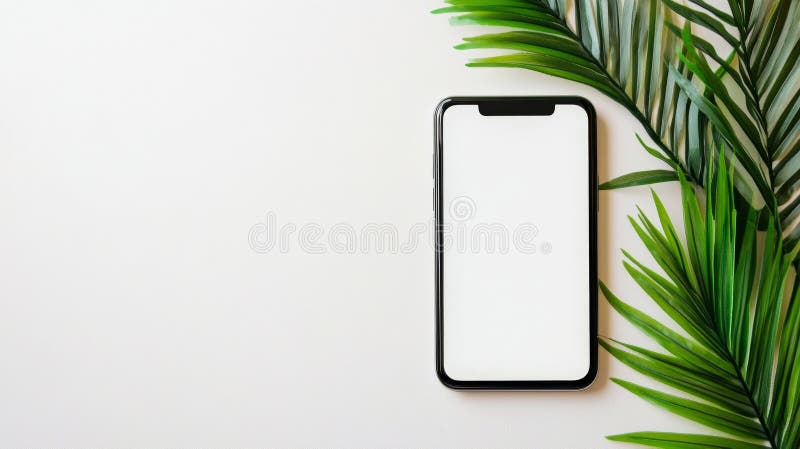 Fisheye Angle Minimalist Photo Featuring a Modern Smartphone with a ...