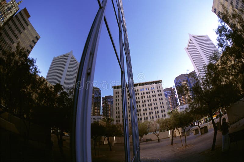 Fisheye Buildings Picture. Image: 1475699