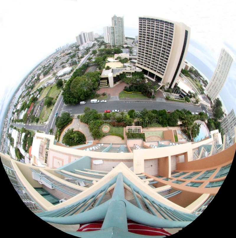 Fisheye view from building stock photo. Image of scenic - 8350612