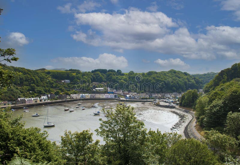 Fishguard Lower Town Holiday Destination Editorial Image - Image of ...