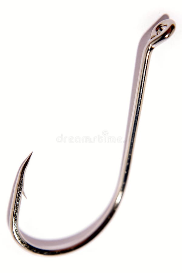 Fish Hook stock photo. Image of object, symbol, fish, shine - 3285982