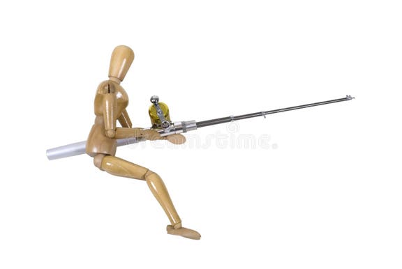 Fishing stock image. Image of pose, fishing, model, wooden - 12177255