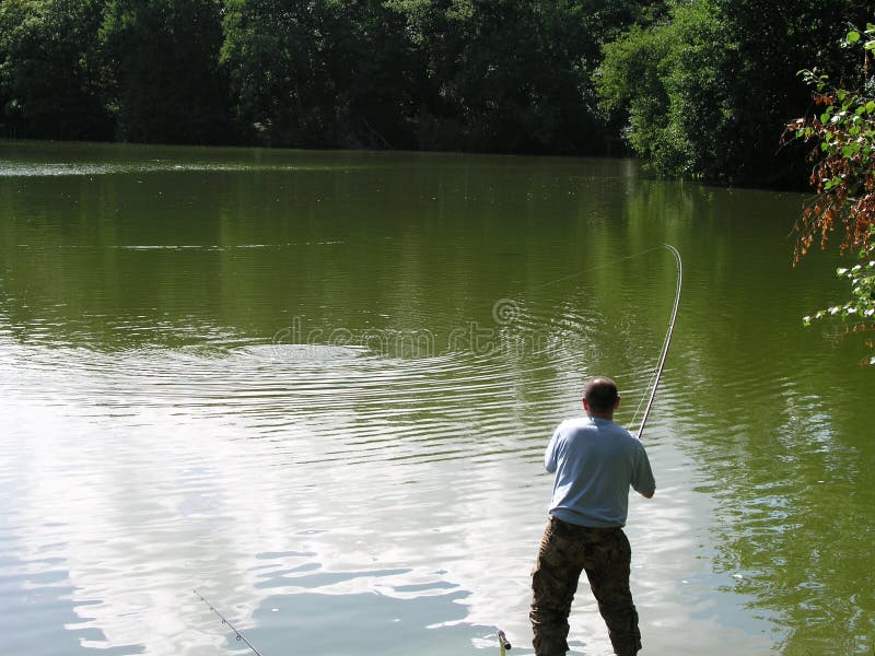 Fishing stock image. Image of fish, water, country, fresh - 131763
