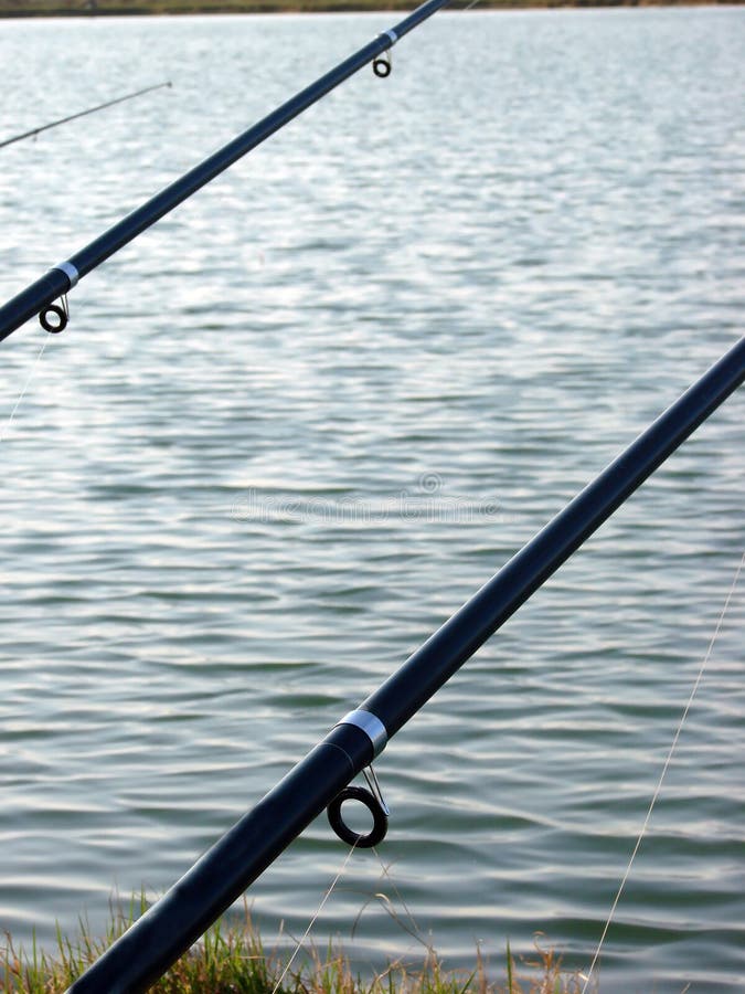 Downrigger fishing rod editorial image. Image of blue - 18434365