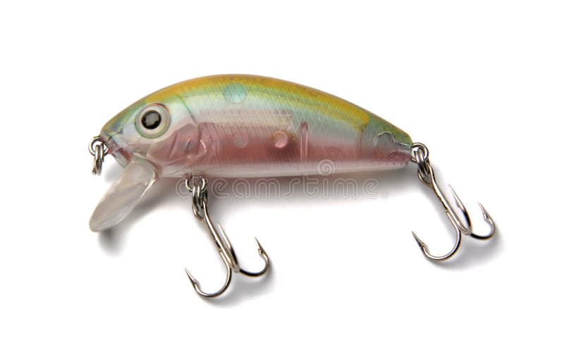 Fishing bait stock image. Image of crankbait, white, fishing - 9162217