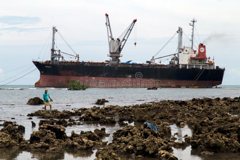 Fishing at Bay of West Java Beach Indonesia Editorial Stock Photo ...