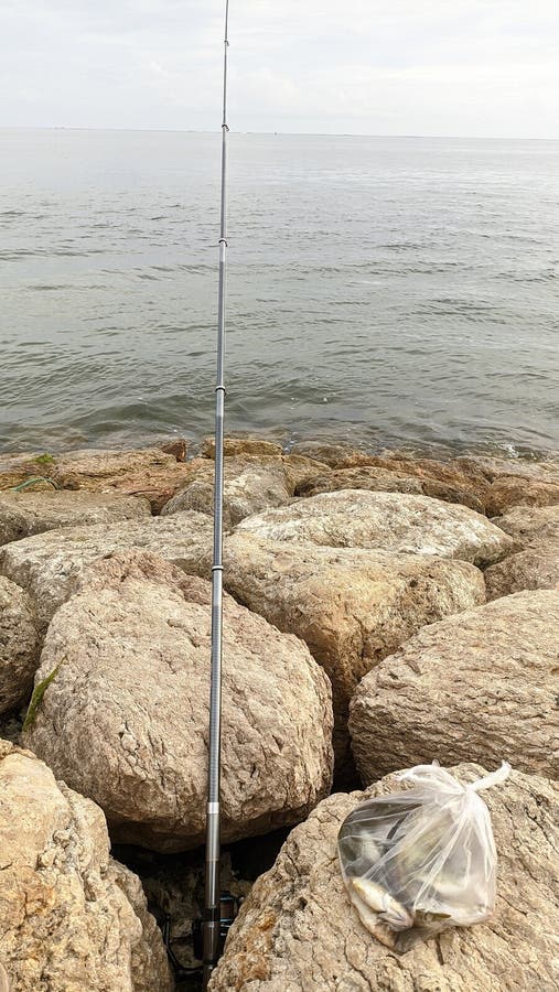 Fishing Beach Fish Sunset Sunrise Stock Image - Image of sunrise, fish ...