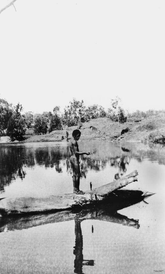 Fishing On Bluff Downs Station, Ca. 1920 Picture. Image: 222439094