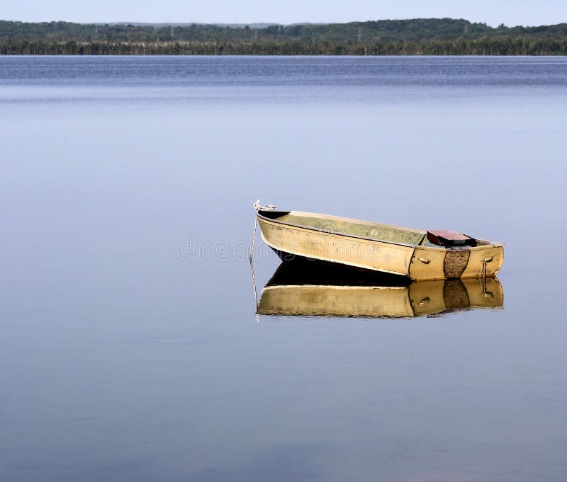 Empty Fishing Boat stock photo. Image of retirement, life - 21160404