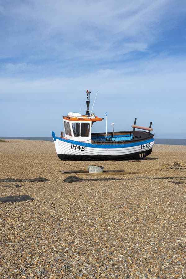 Fishing Boat on Aldeburgh Beach, Suffolk, England Editorial Photo ...