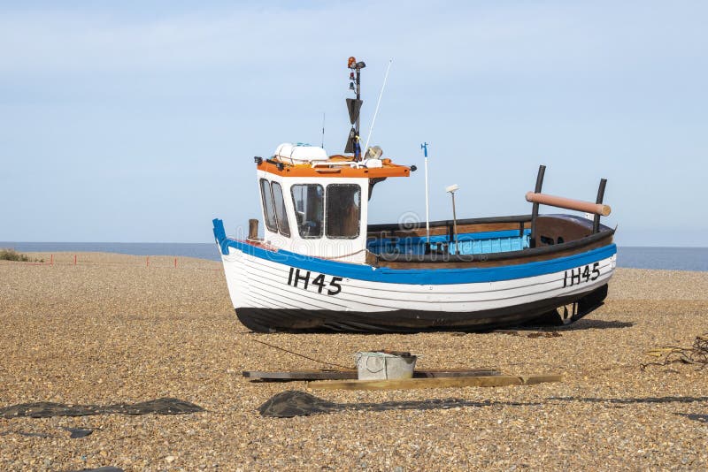 Fishing Boat on Aldeburgh Beach, Suffolk, England Editorial Photo ...