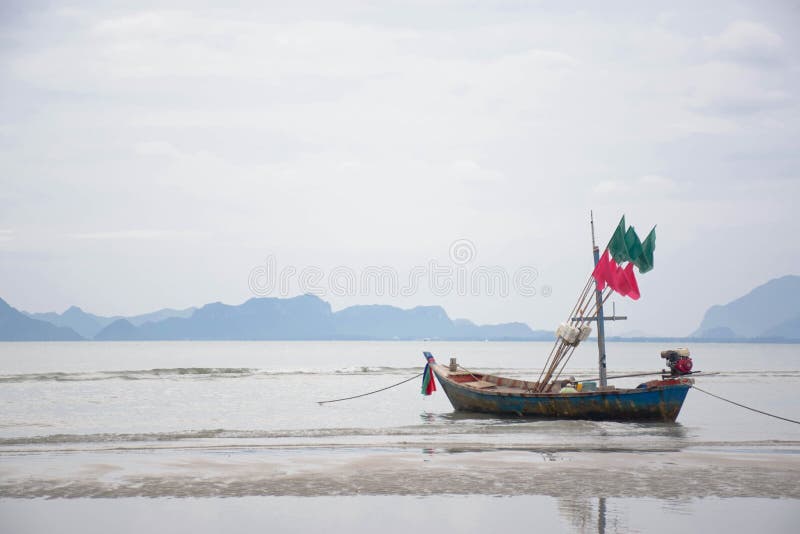 Fishing boat stock photo. Image of landscape, summer - 60145720