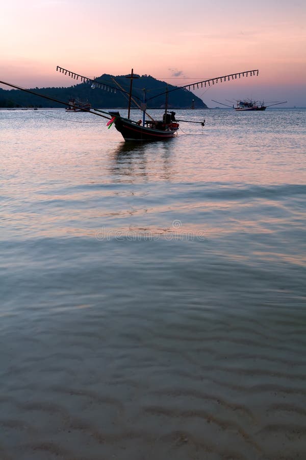 Fishing Boat, Decline, Reflection, Water Stock Photo - Image of relax ...