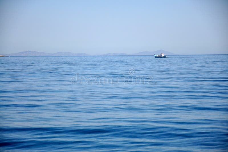 Dead calm stock image. Image of blue, greek, horizon - 30174043