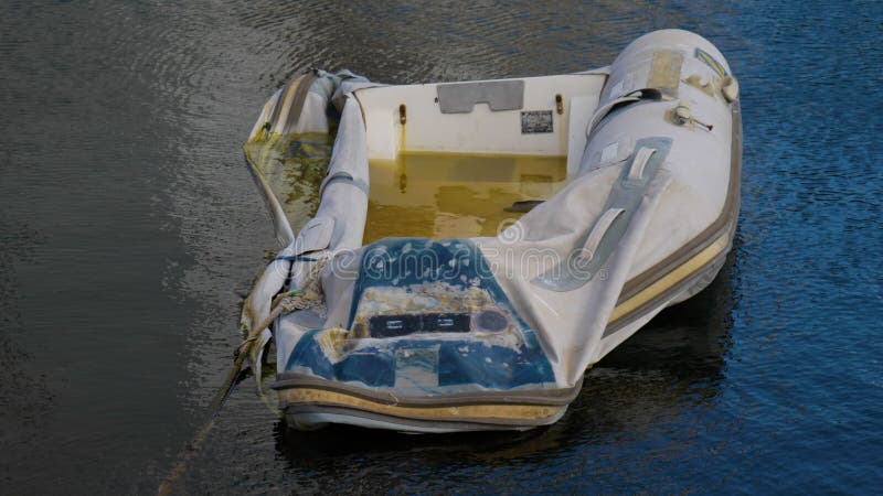 Fishing boat in the ghetto stock video. Video of south - 370869181