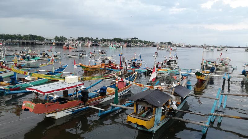 Fishing Boat in the Harbor from Muncar Banyuwangi East Java Indonesia ...