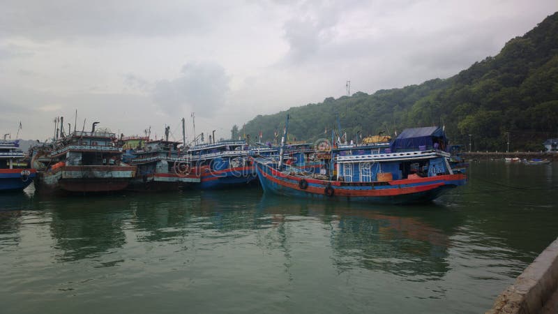 Boat stock image. Image of ocean, fishing, java, boat - 263098215