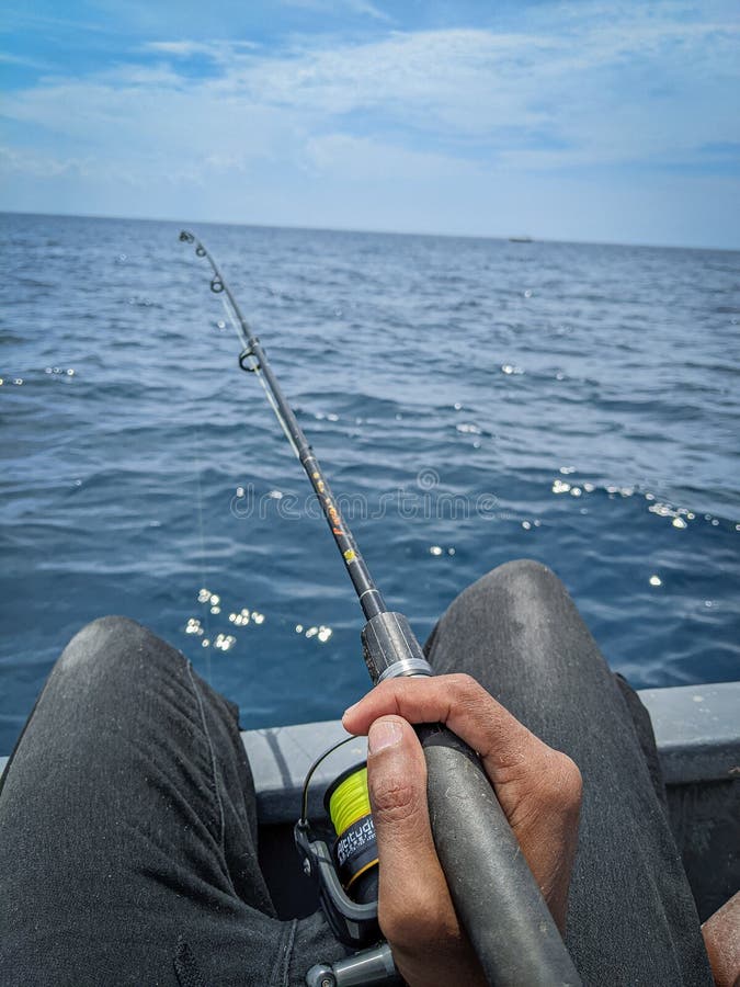 Fishing on a Boat in the Middle of the Sea Editorial Photography ...