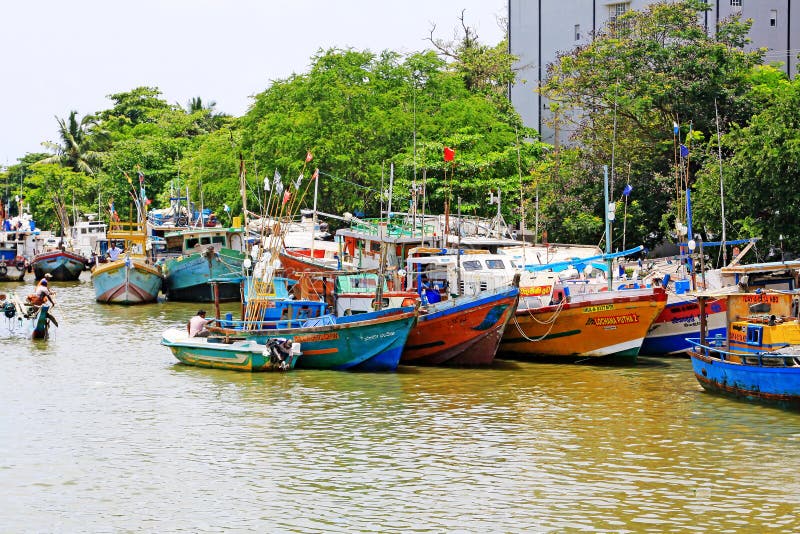 Fishing Boat, Negombo Sri Lanka Editorial Stock Photo - Image of ...
