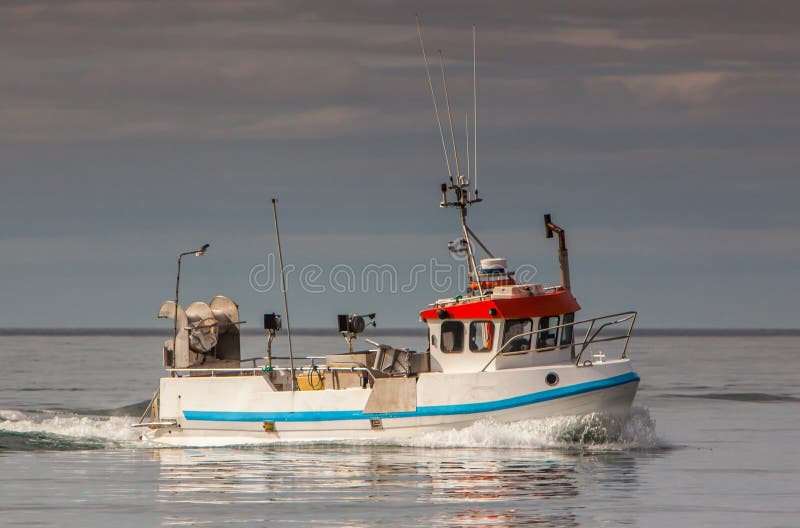 Fishing boat stock photo. Image of somi, glassfibre, commercial - 32442140