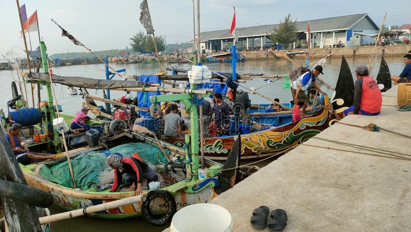 Fishing Boat in Pati Central of Java Editorial Stock Image - Image of ...