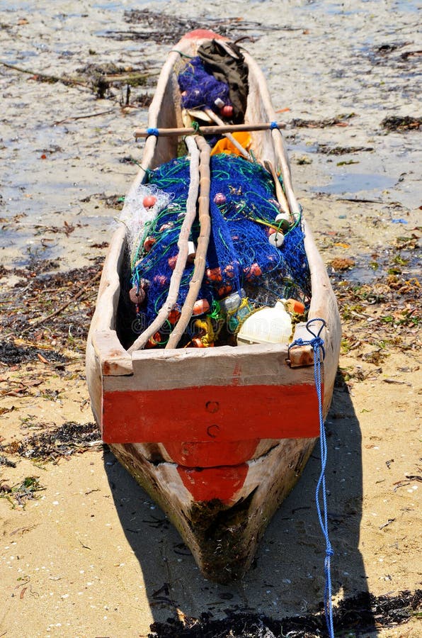 Fishing Boat Ready To Go, Zanzibar Stock Photo - Image of indian ...