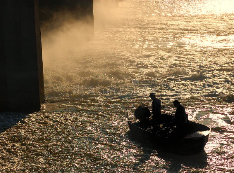 Fishing Boat in Rough Waters Stock Photo - Image of cast, buddy: 1101870