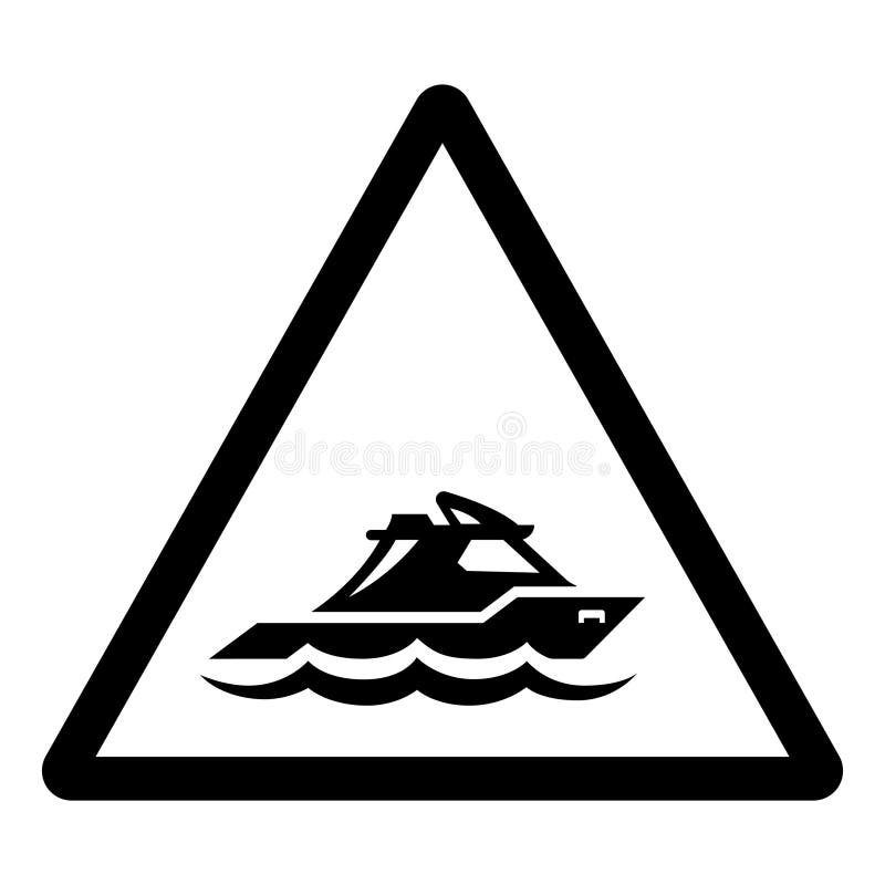 Fishing Boat Symbol Sign,Vector Illustration, Isolate on White ...