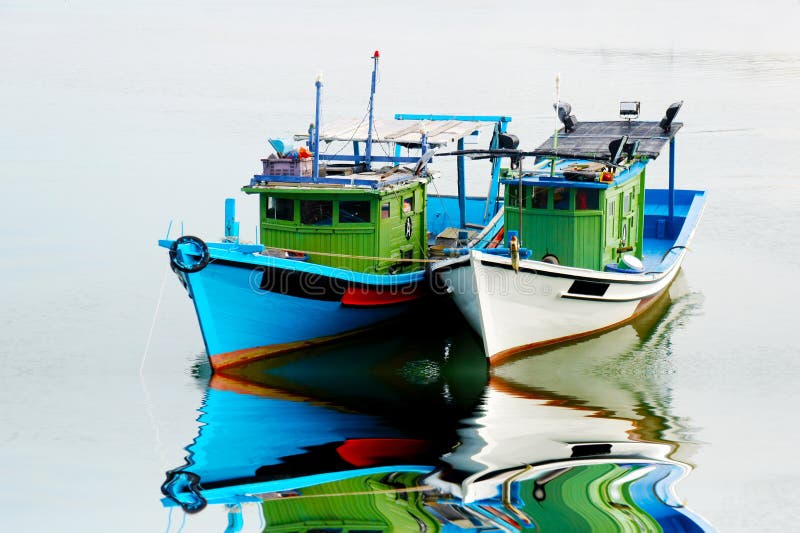 Fishing boat stock photo. Image of summer, industry, isolated - 52785236