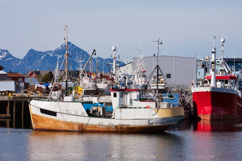 Newfoundland Fishing Boats stock photo. Image of scallop - 10517522
