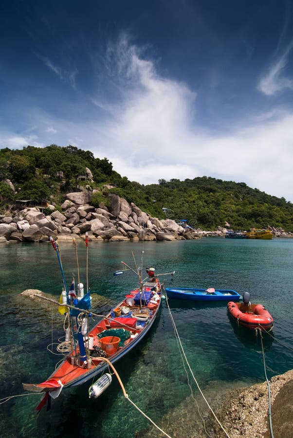Fishing Boats In A Calm Bay Picture. Image: 7992632