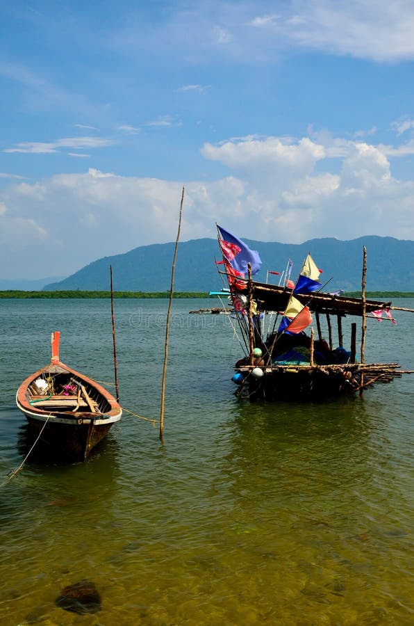 Fishing Boats at the Island S People Stock Photo - Image of beauty ...